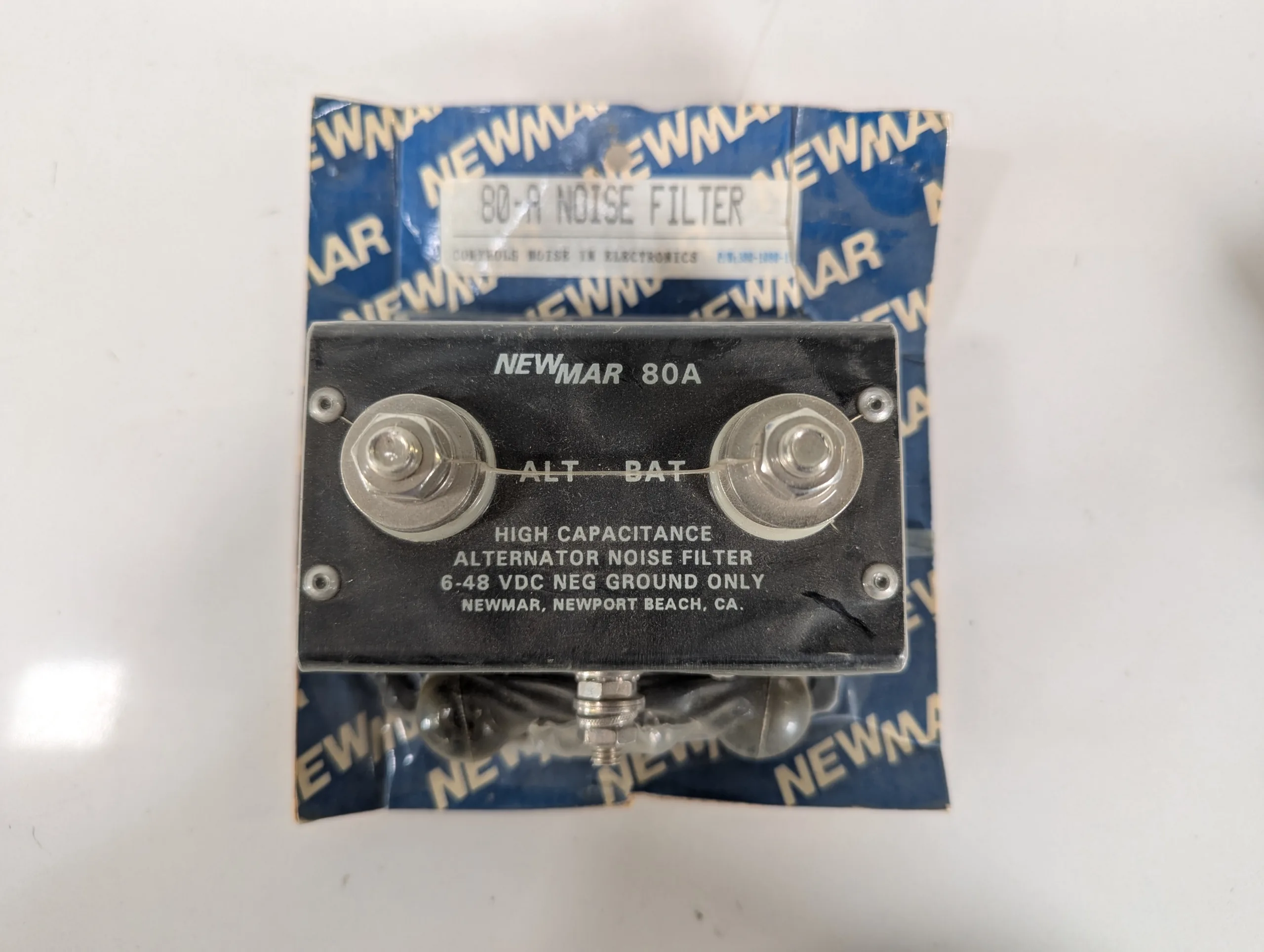 Newmar 80A Alternator Noise Filter P/N: 380-1080-1 NEW - Max Marine ...