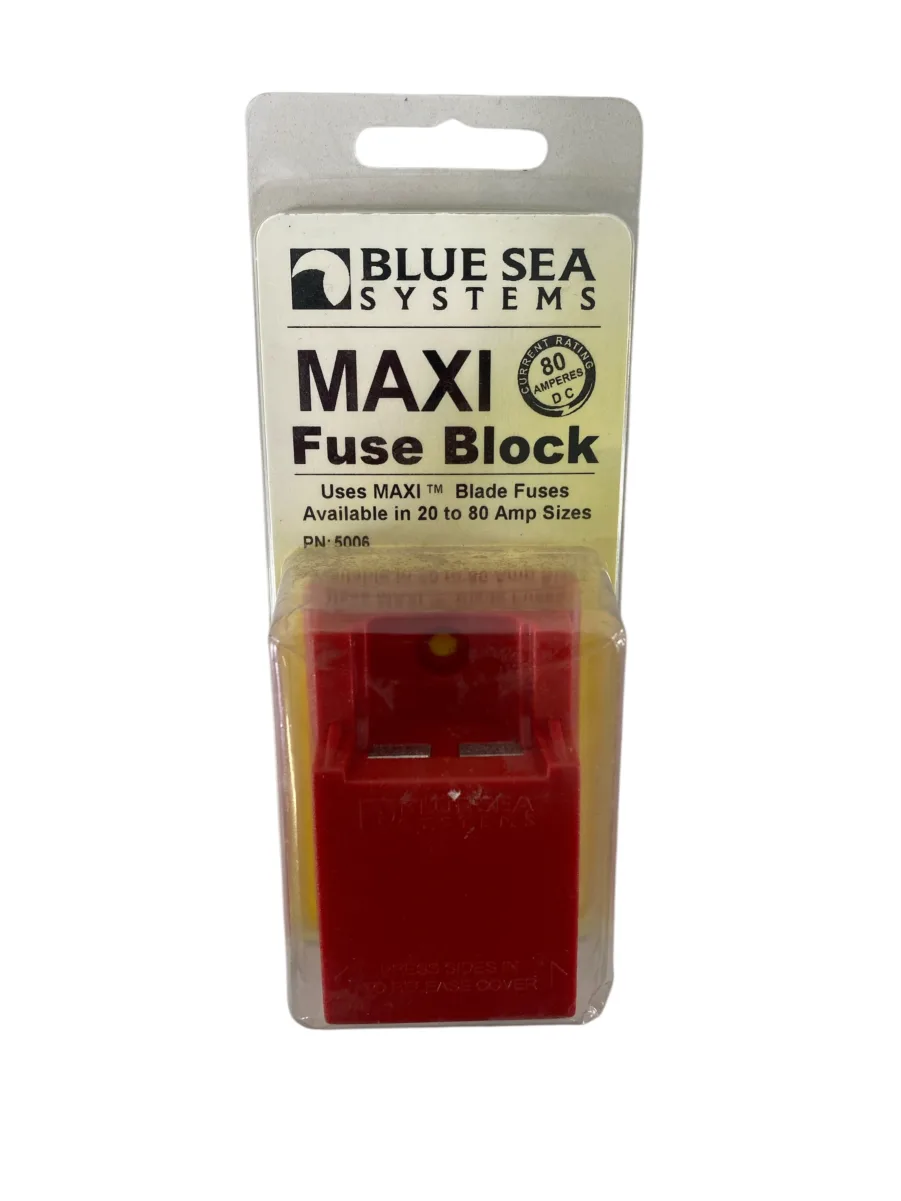 Blue Sea Systems 5006 MAXI Fuse Box for 20-80 Amp Sizes **New** - Max ...