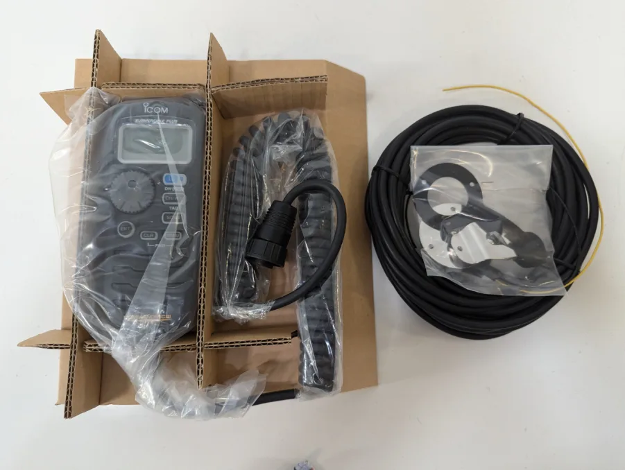 Icom HM-162B Commandmic III Second Station Handset for M504/M604 - New ...