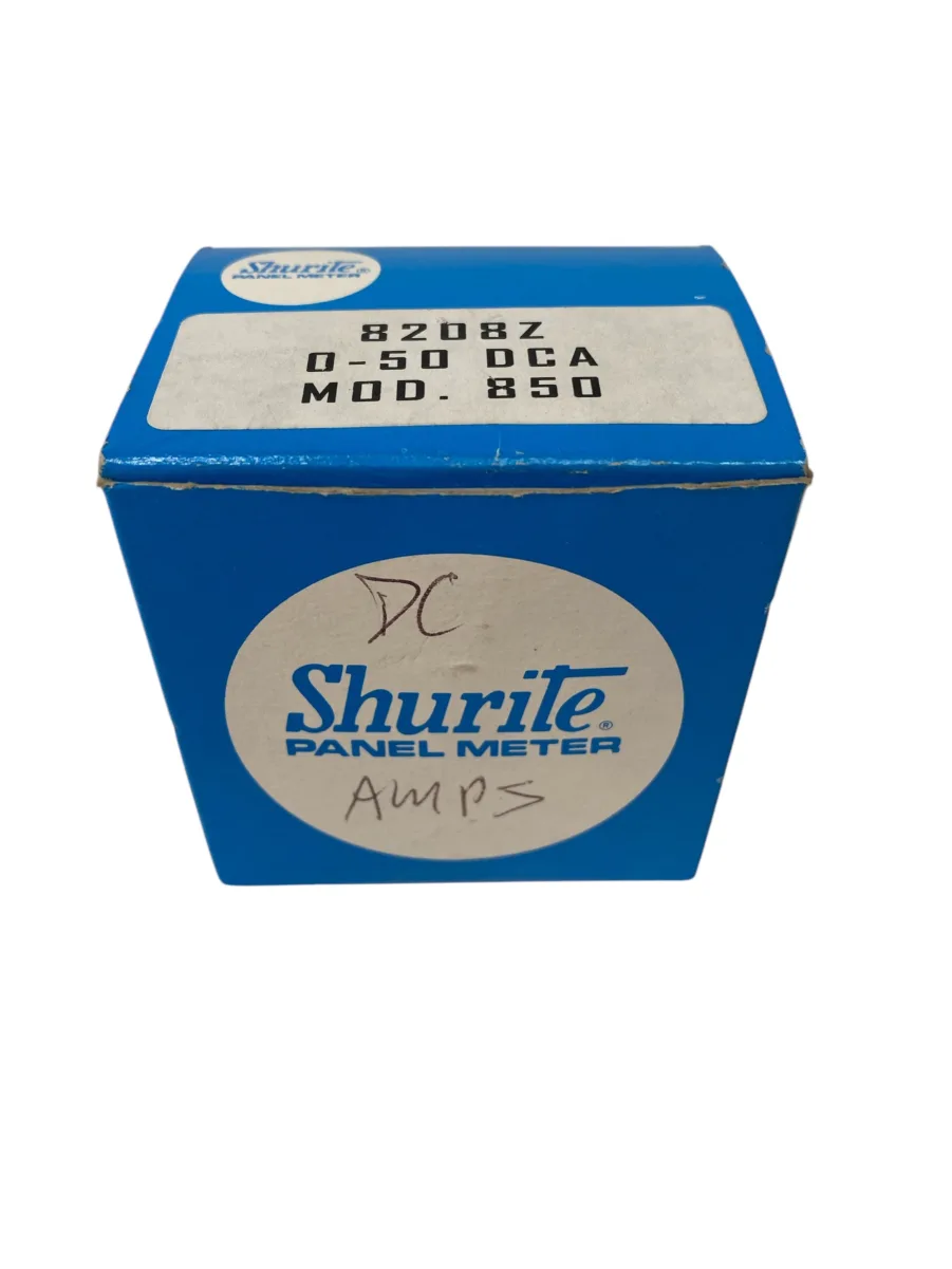 Shurite 8208Z Model 850 Panel Meter 0-50 Amp DC Ammeter **New** - Max ...
