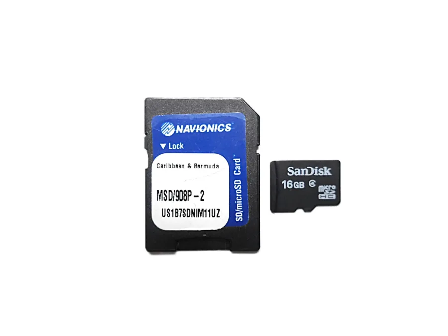 Navionics Platinum+ Caribbean & Bermuda SD/MicroSD Chart Card MSD/908P ...