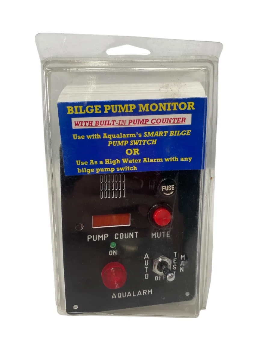 Aqualarm 20047 Bilge Pump Monitor w/ Built-in Pump Counter 32V **New ...