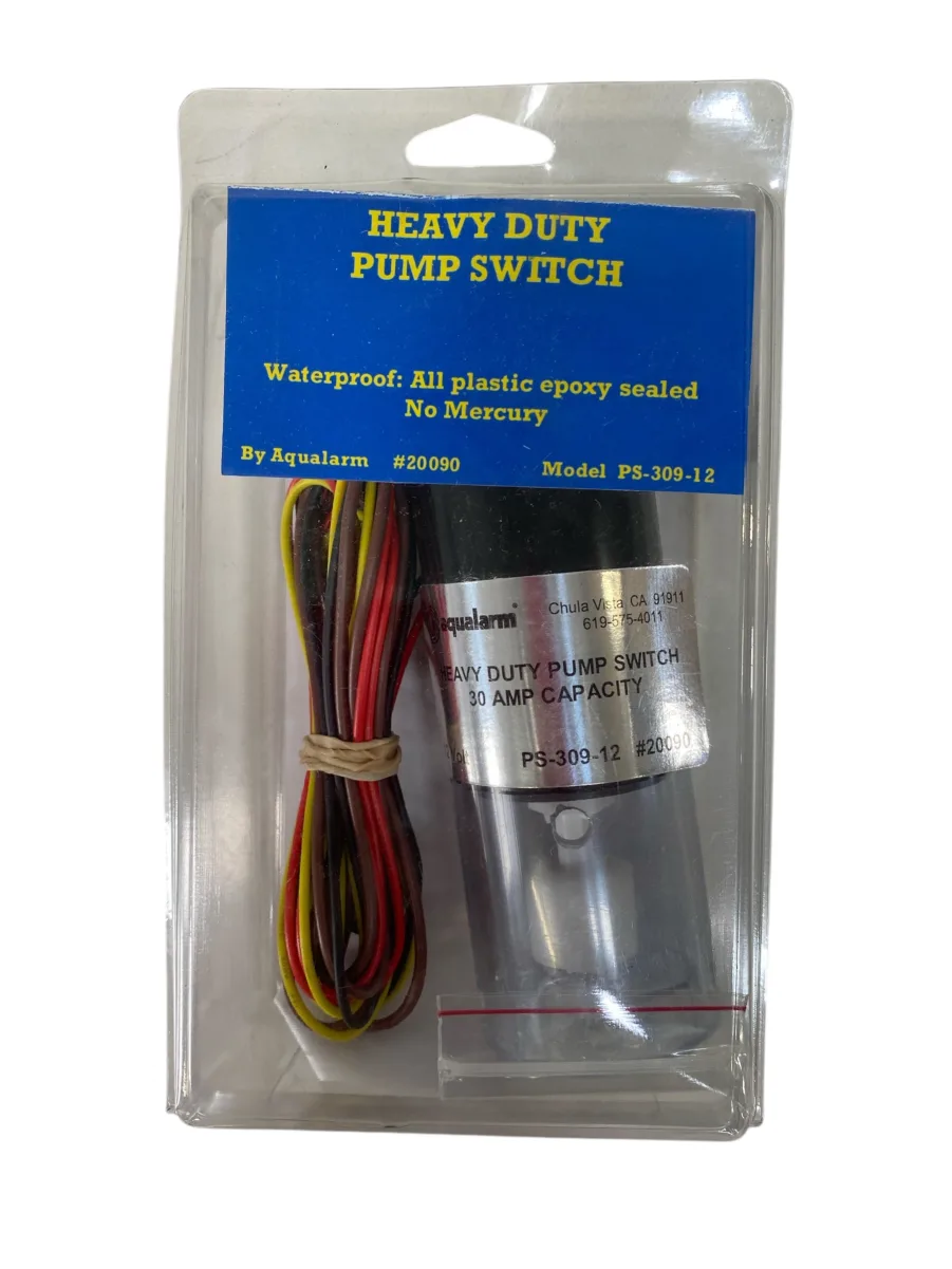 Aqualarm PS-309-12 Heavy Duty Pump Switch 12V **New** - Max Marine ...