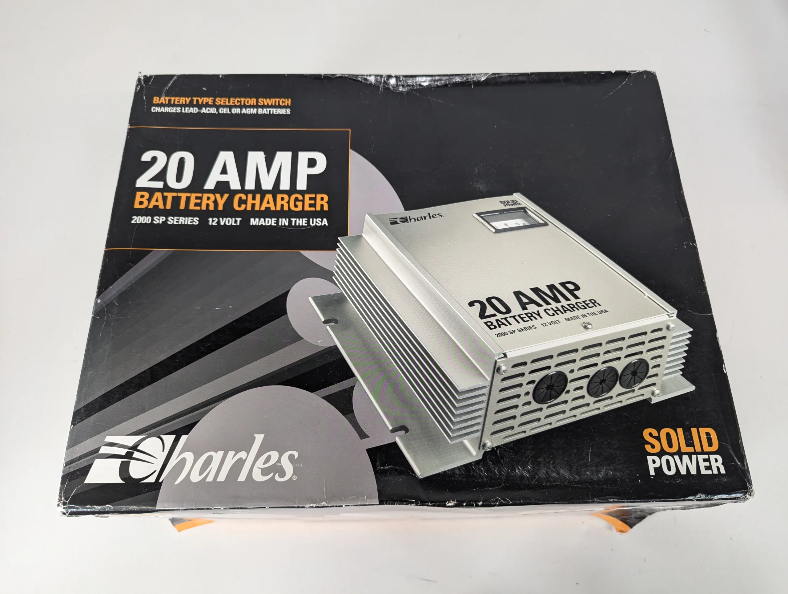 Charles 93-12202SP-A 2000 SP Series C-Charger 12V/20A NEW- Open Box ...