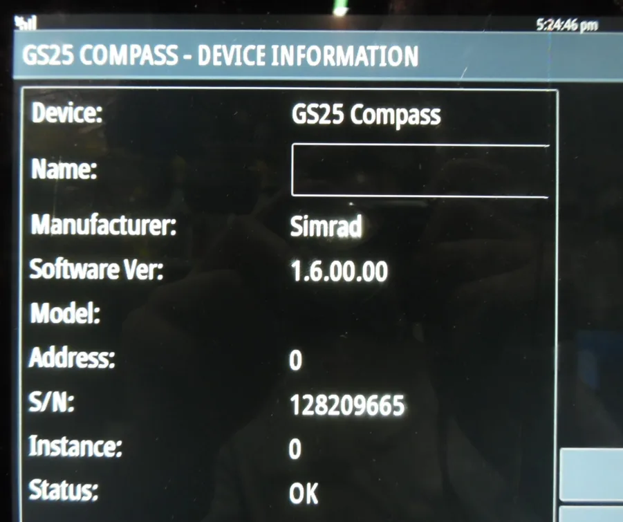 Simrad GS-25 GPS & Heading Sensor 000-11043-001 New Open Box - Max Marine Electronics