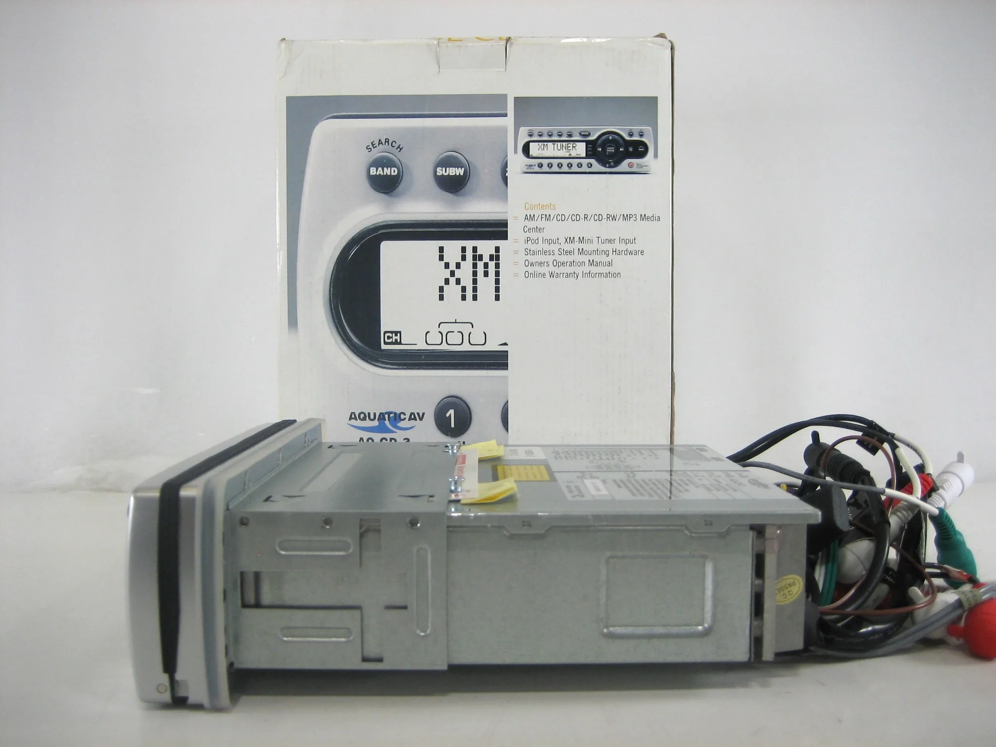 Aquatic AV AQ-CD-3 CD Media Control Center New Open Box 90 Day Warranty ...