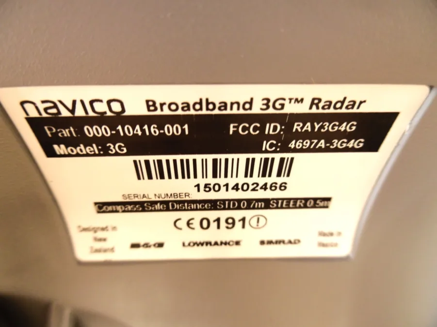 Lowrance/Simrad/Navico/B&G Broadband 3G Radar Dome W Cables & RI10 -NEW ...
