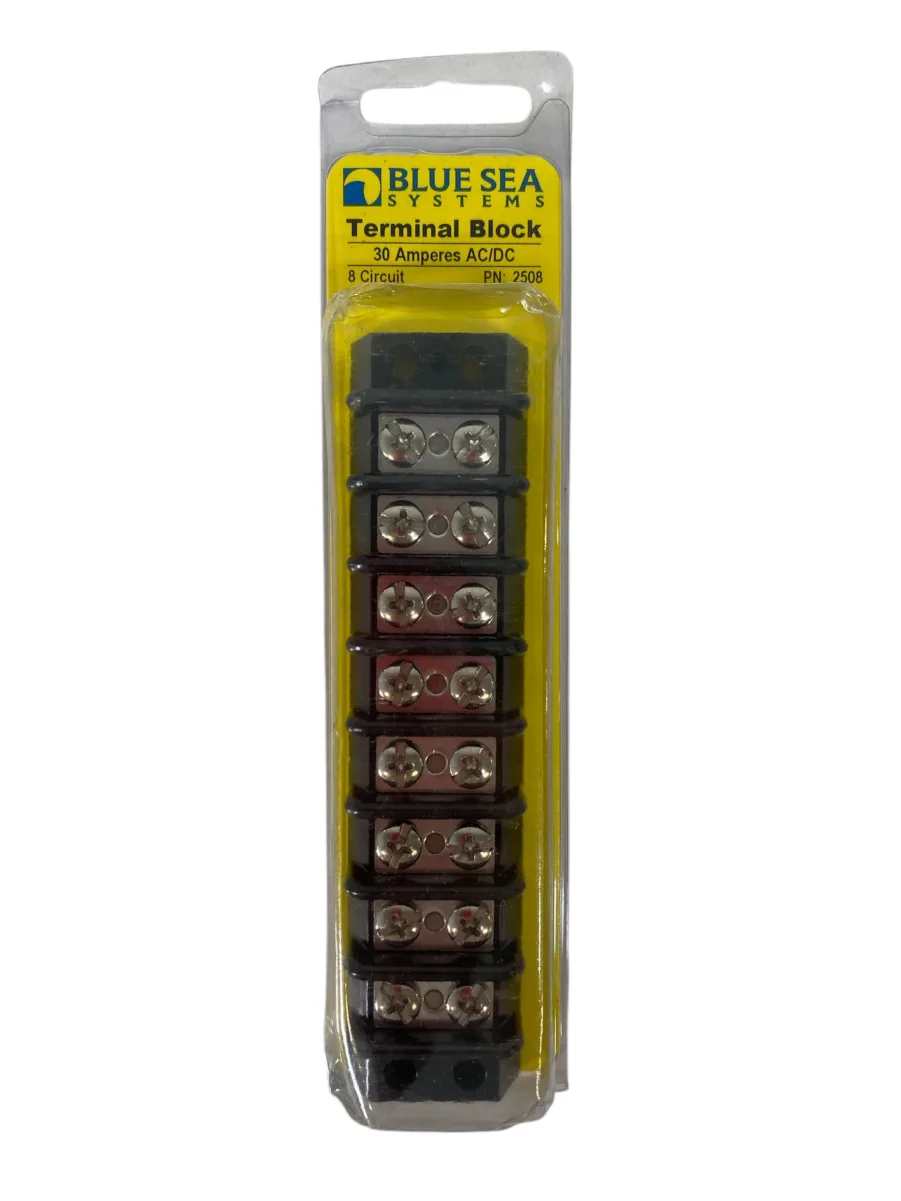 Blue Sea Systems 2508 8-Circuit Terminal Block 30A **New** - Max Marine ...