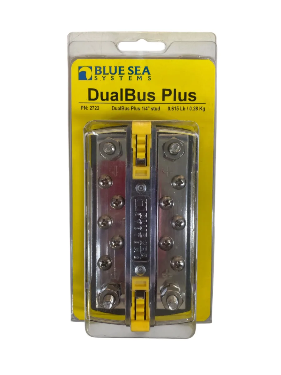 Blue Sea Systems 2722 DualBus Plus 1/4" Stud 150A DC **New** - Max ...