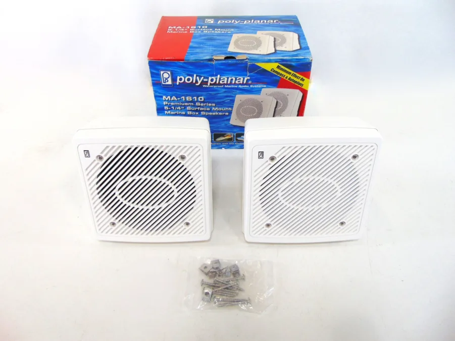 Poly-Planar MA-1610 Premium Series 5.25 Inch Surface Mount Marine Box ...