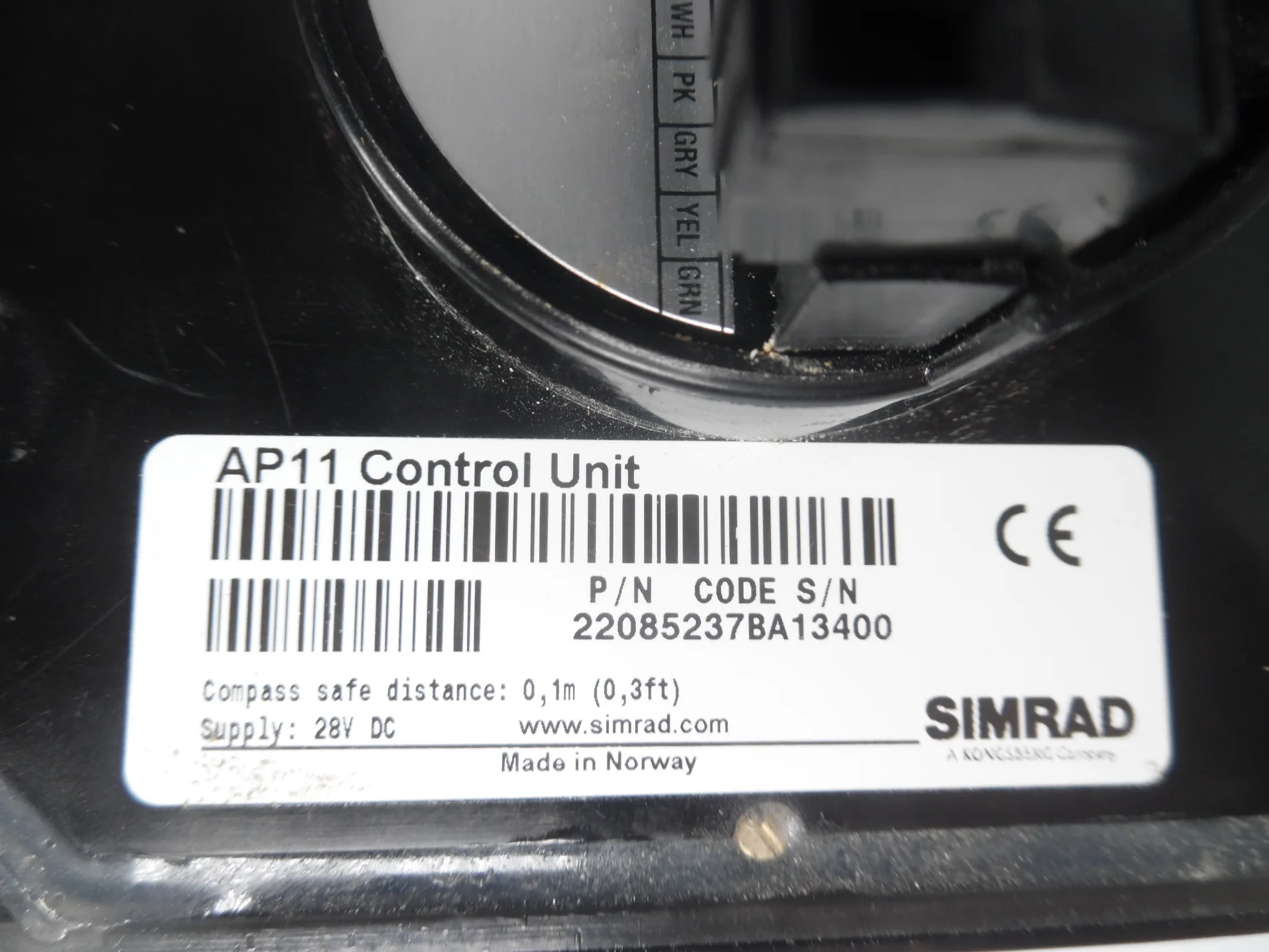 Simrad AP11 Autopilot Control Head 22085237 Good Rare Condition - Max ...