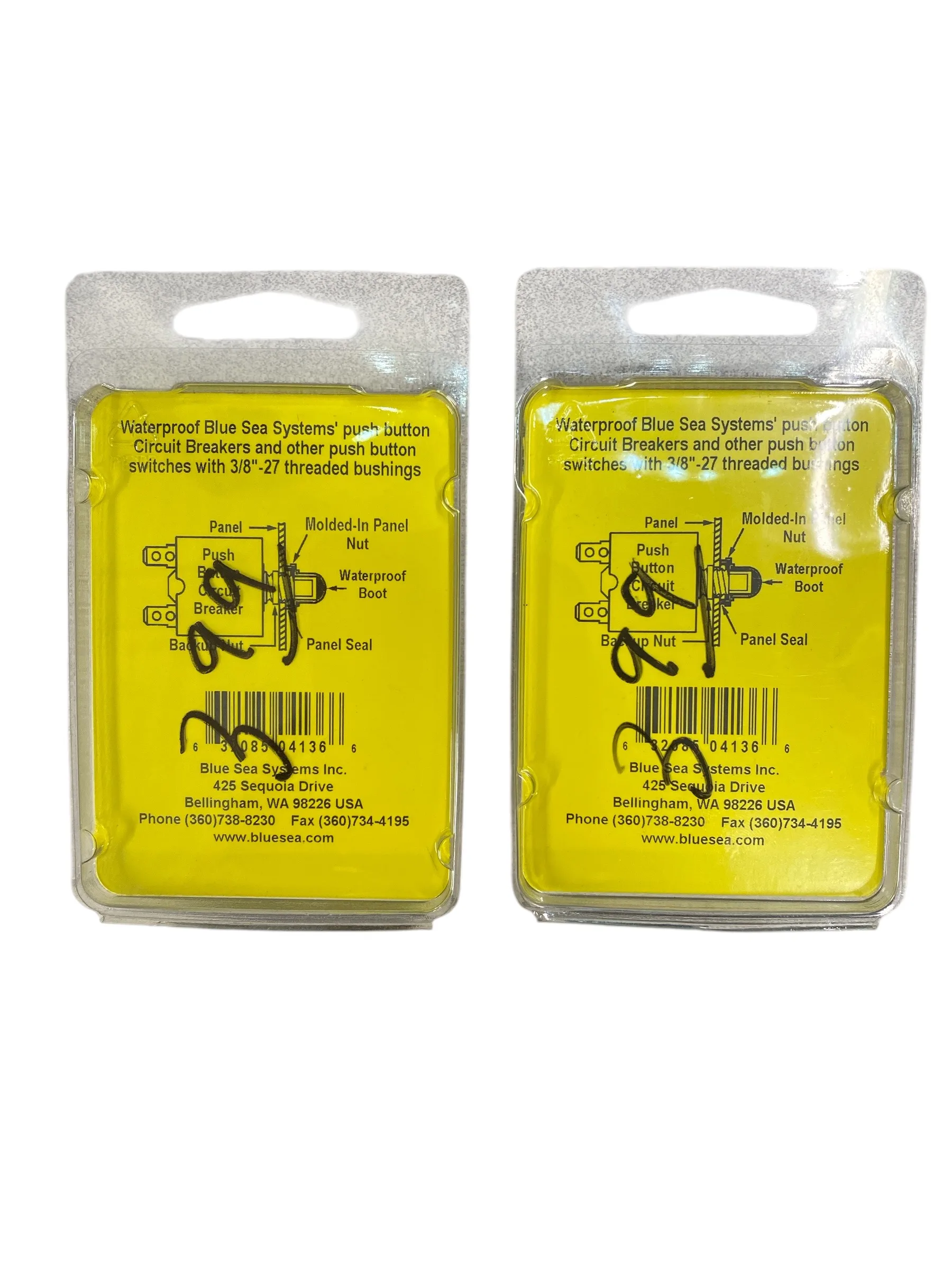 Blue Sea Systems 4136 Waterproof Push Button Boots For Circuit Breakers ...