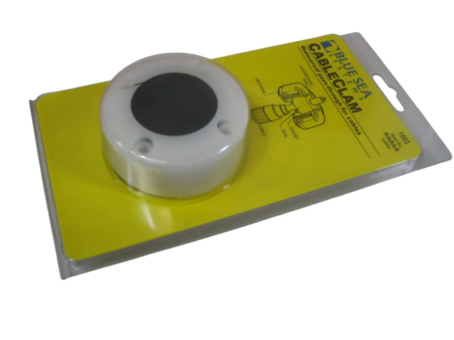 Blue Sea Systems 1003 Cable Clam Waterproof Pass-Through For Cables NEW ...