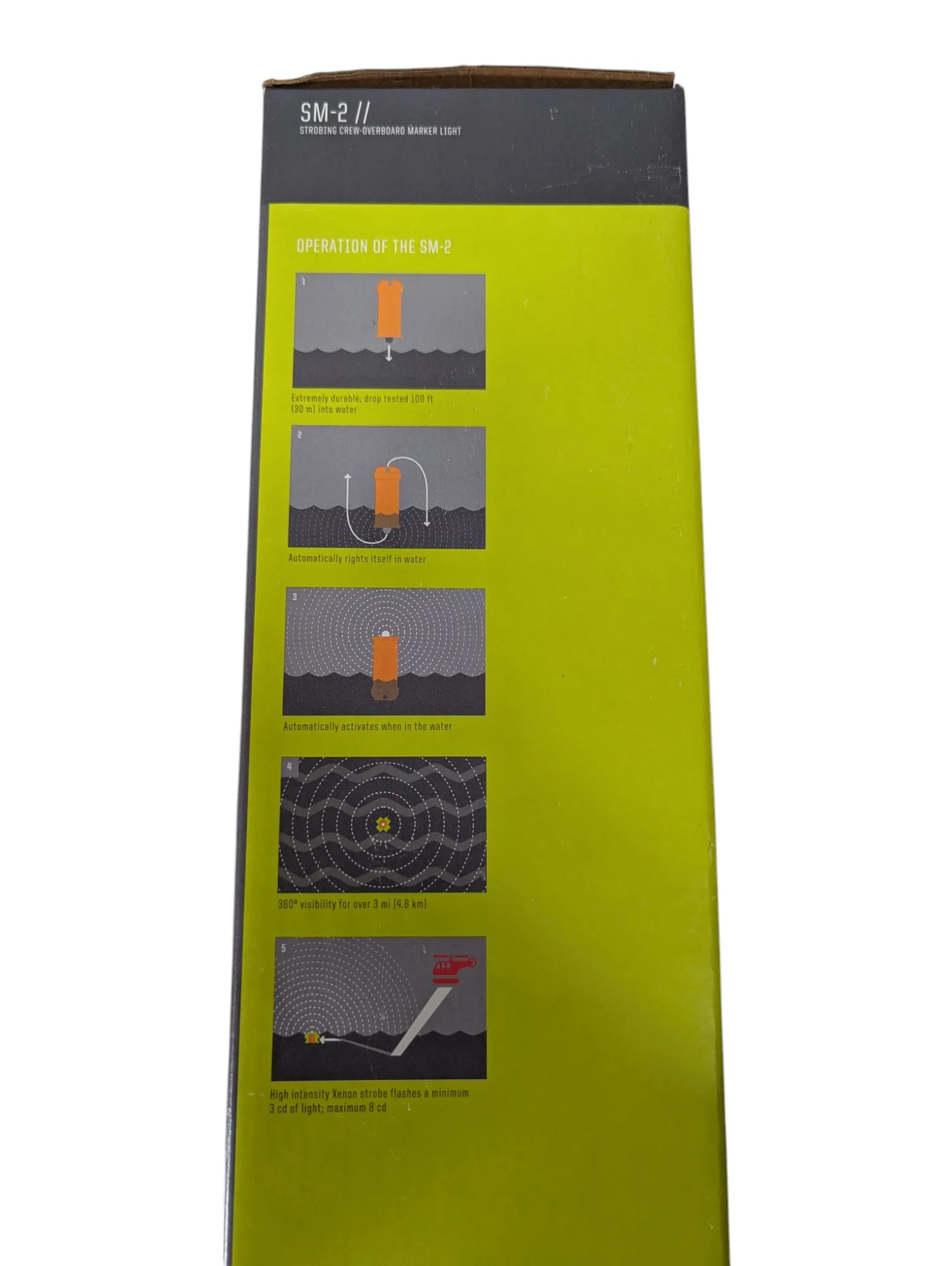 ACR SM-2 Water Activated Marker Light Xenon Strobe Safety Light P/N ...