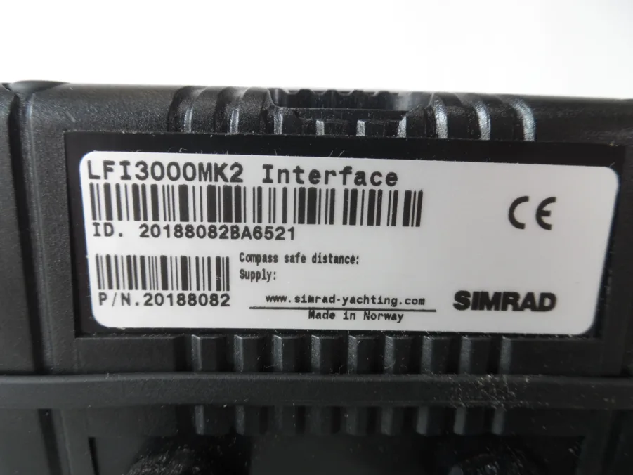 Simrad LF3000 Linear Feedback Sensor w/ LFI3000MK2 Interface Box Tested ...