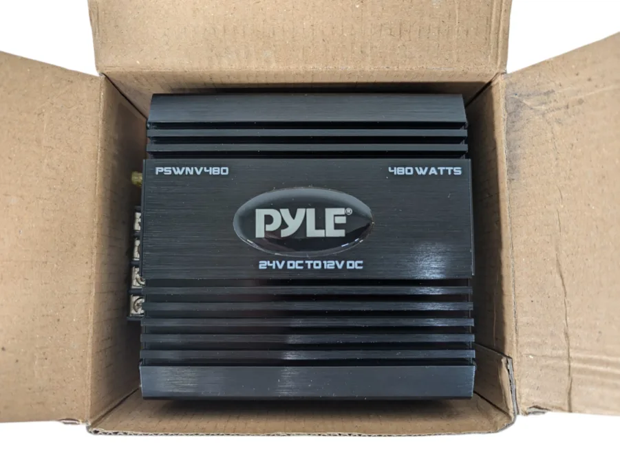 Pyle PSWNV480 DC-DC Power Supply 24V To 12V 240W - NEW Open Box - Max ...