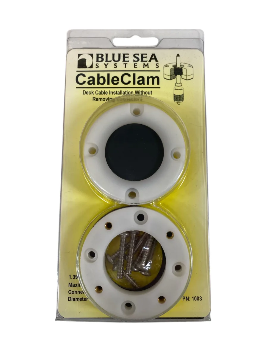 Blue Sea Systems 1003 Cable Clam Waterproof Pass-Through for Antenna ...