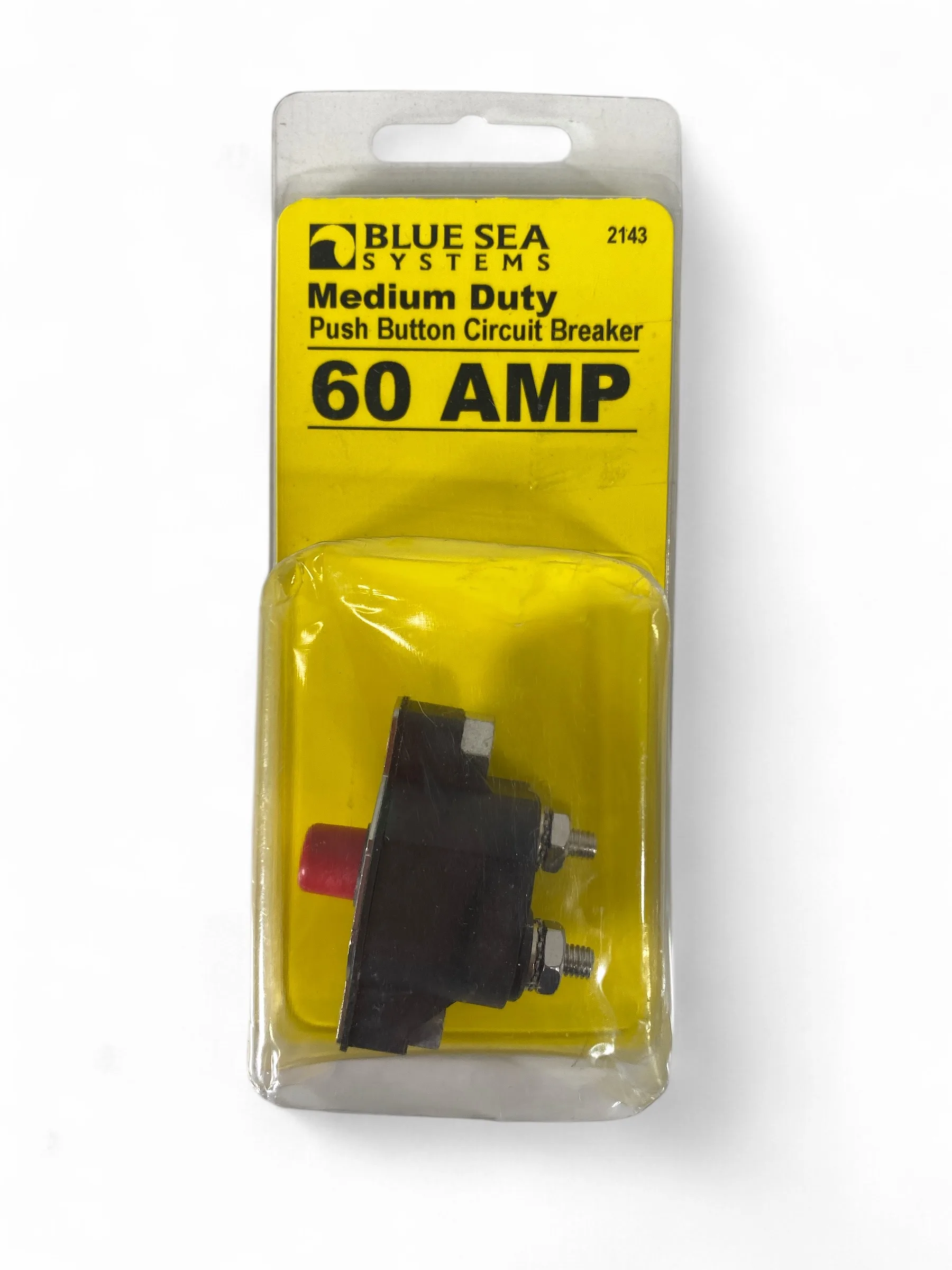 Blue Sea Systems 2143 Medium Duty 60A Push Button Circuit Breaker **New ...