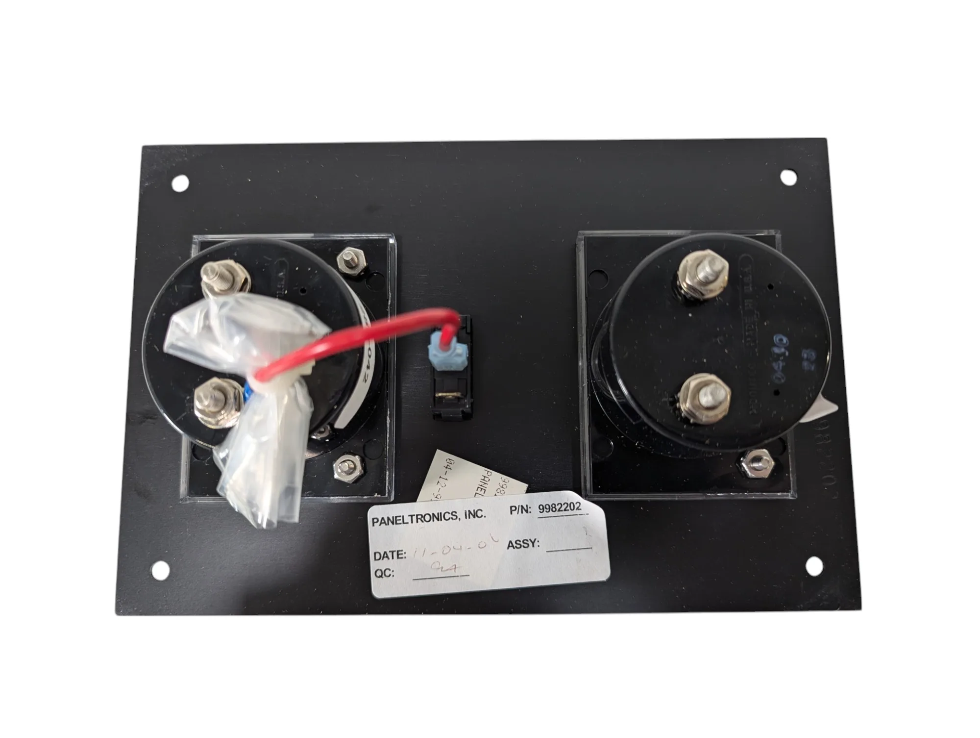 Paneltronics DC Voltage And Ammeter Panel 12VDC 50Amps 82202 New - Max ...