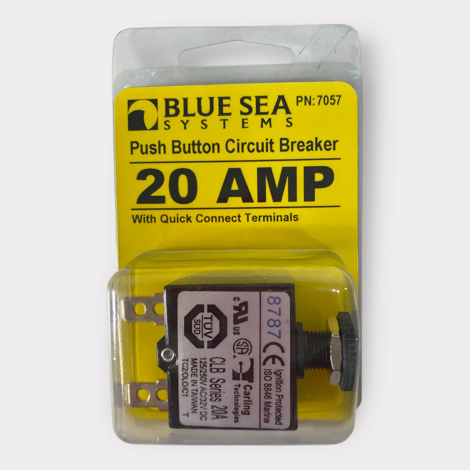 Blue Sea Systems - Variety Lot of 10A-35A Push Button Circuit Breakers ...