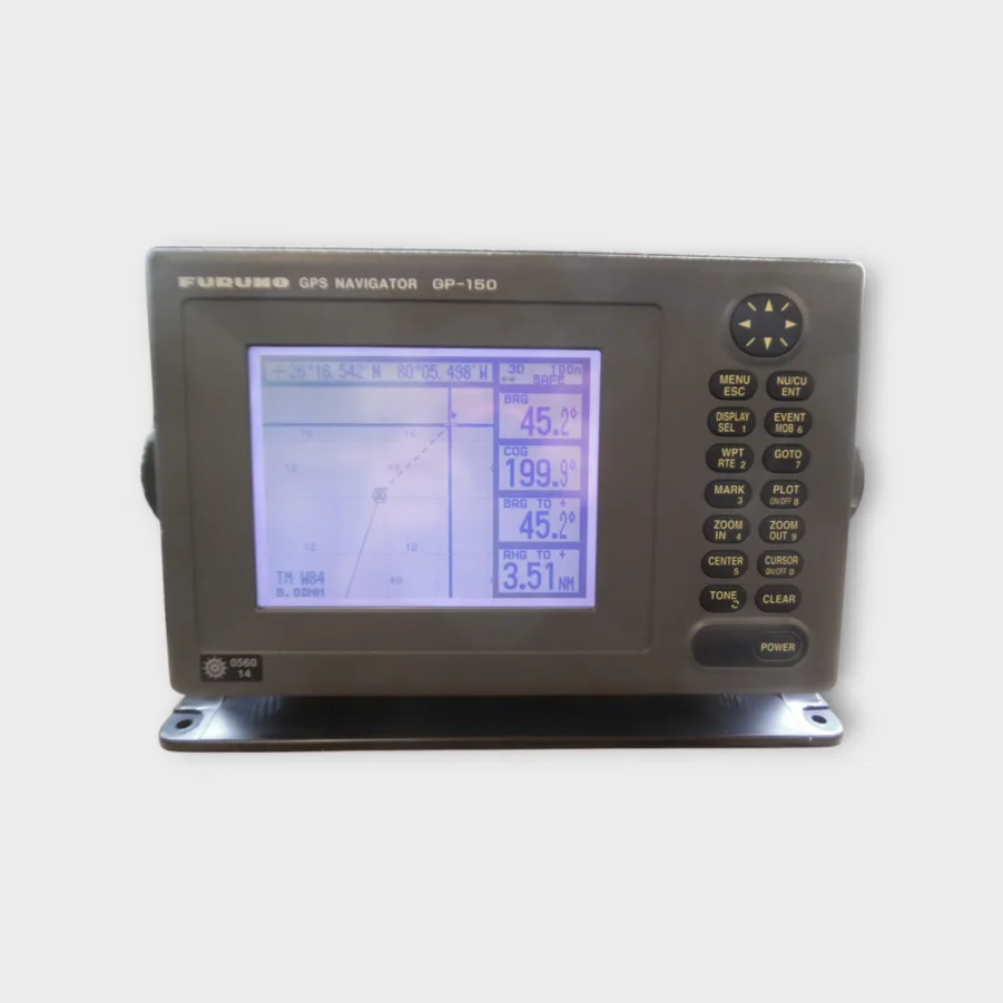 Furuno GP-150 GPS/WAAS Navigator Display w/ Power Cable - Tested - LED ...