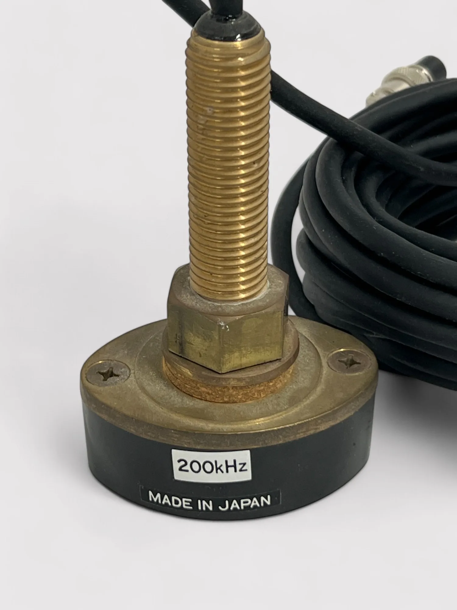 Honda? Hondex? Ova? Made in Japan 200Khz Thru-Hull Transducer w/3 Pin ...
