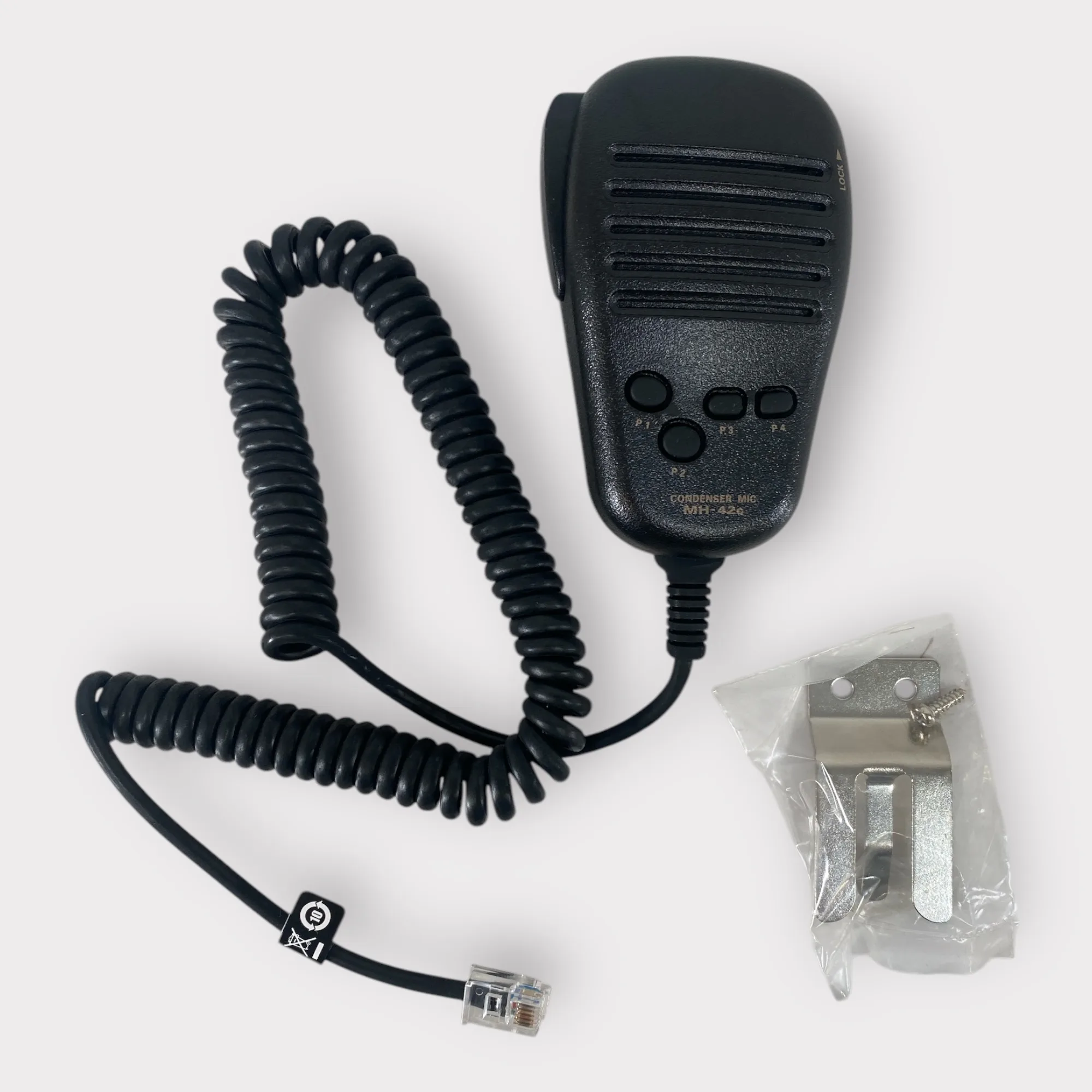 Yaesu Musen MH-42C6J Scanning Hand Microphone 6-Pin RJ11 **New** - Max ...