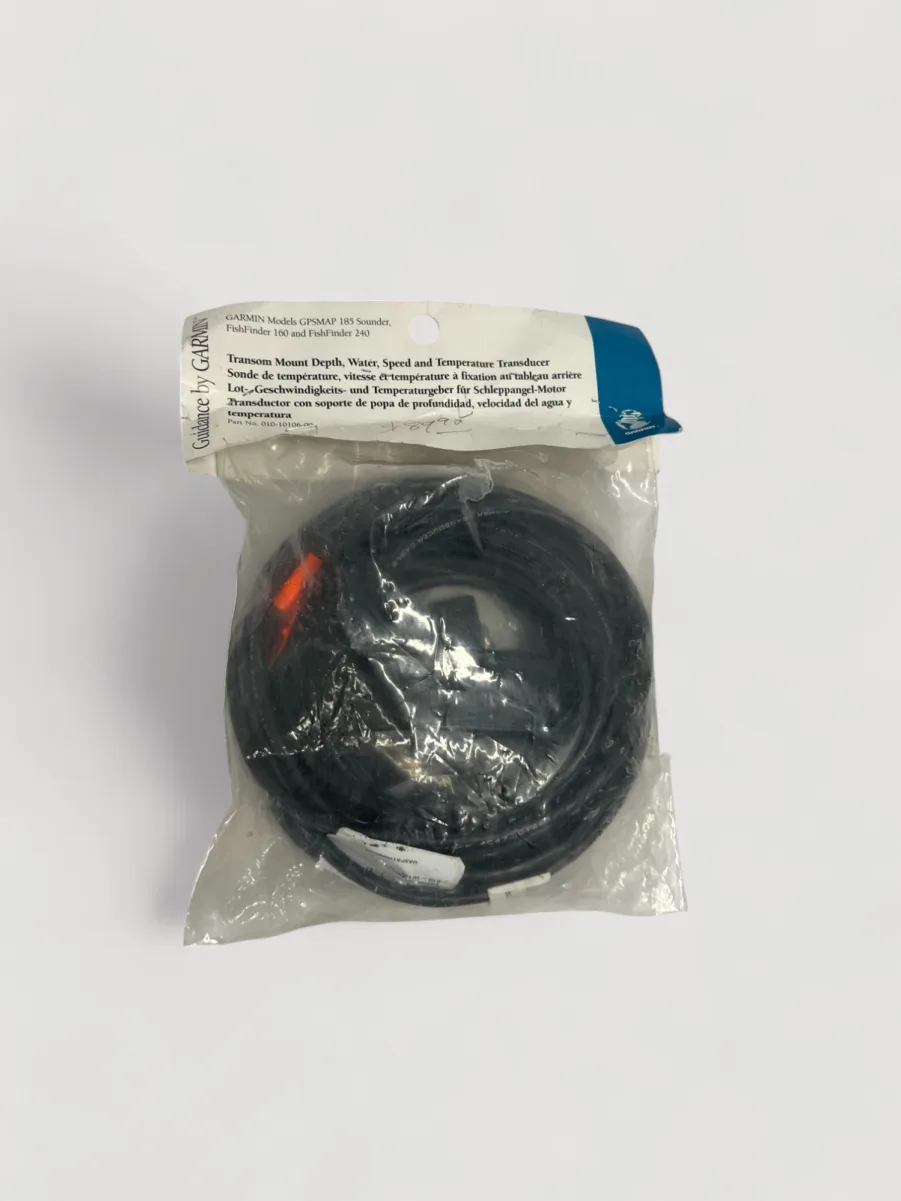 Garmin 010-10106-00 NEW Transom 6-Pin Transducer f/GPSmap 185 ...
