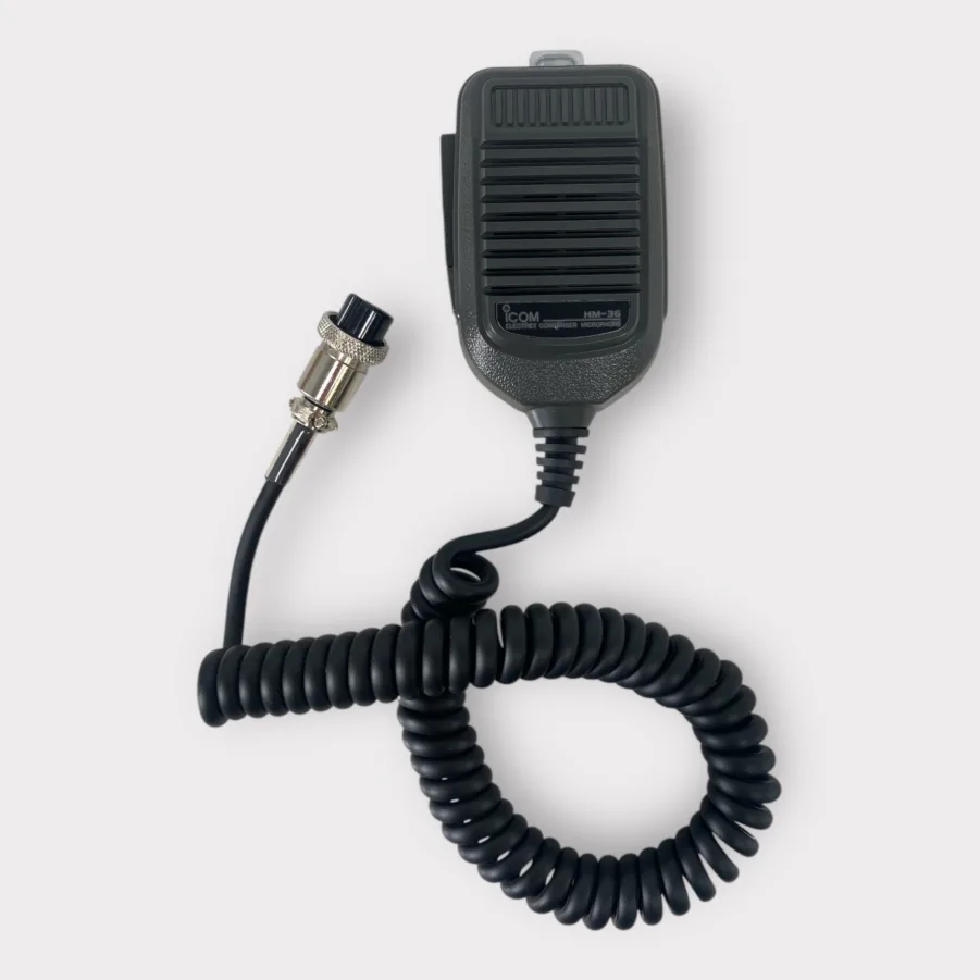 Icom HM-36 Hand Microphone 8-Pin Connector For HF Transceivers **New ...