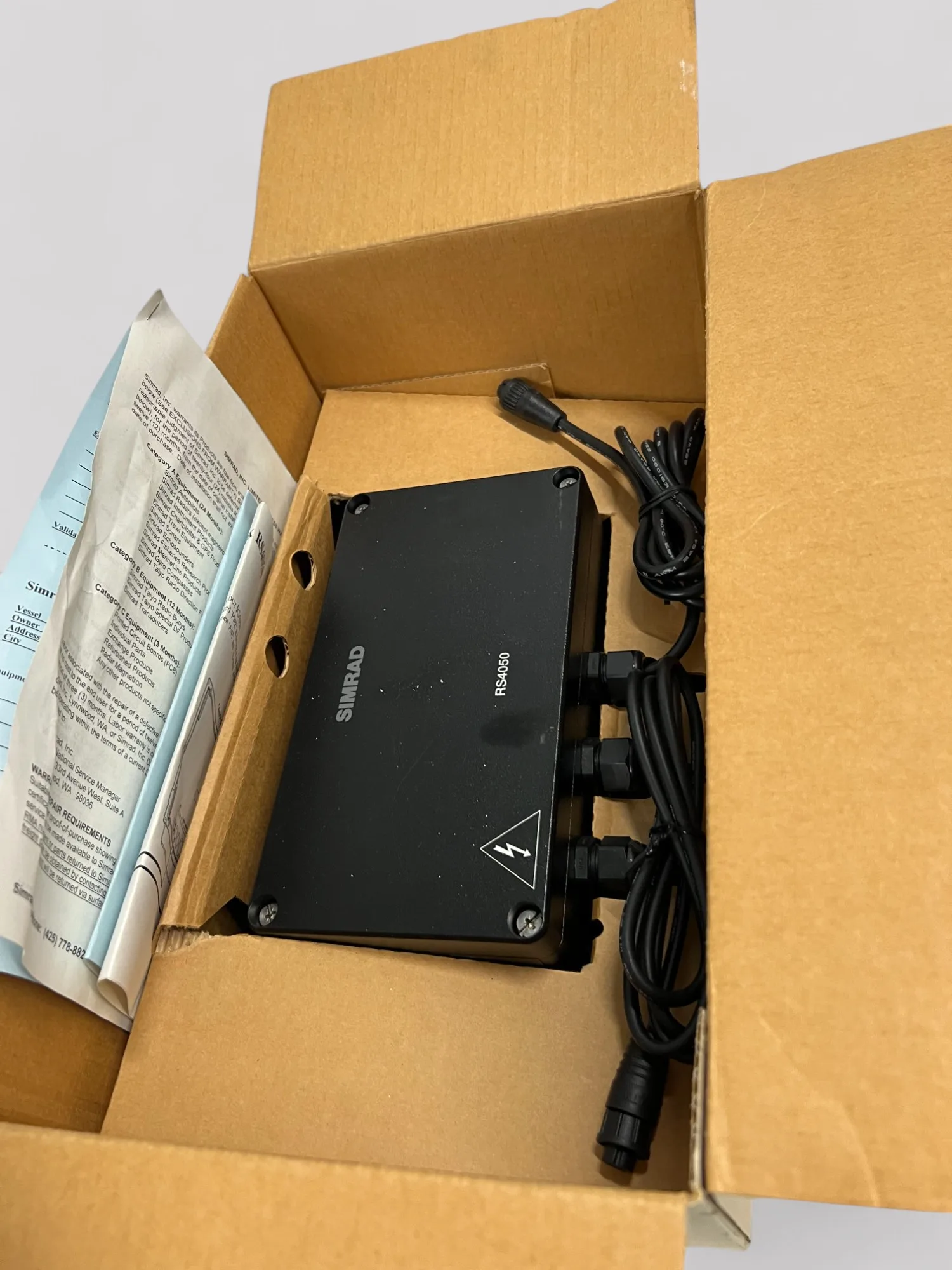 Simrad RS4050 *NEW* Radar Power Supply Interface RB714A RB715A RB716A ...