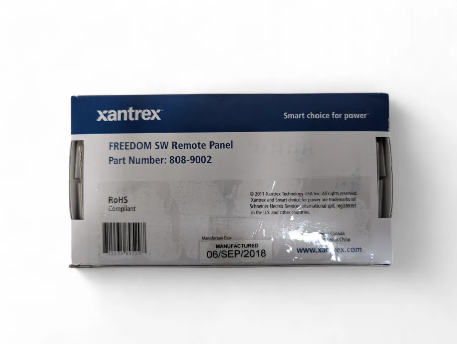 Xantrex FREEDOM SW Remote Panel Part No. 808-9002 NEW - Max Marine ...