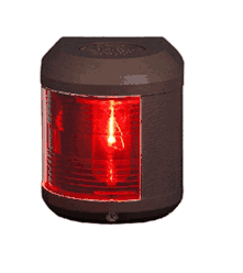 Aqua Signal 41300-7 Red Port Side-Mount Navigation Light Series 41 12V ...