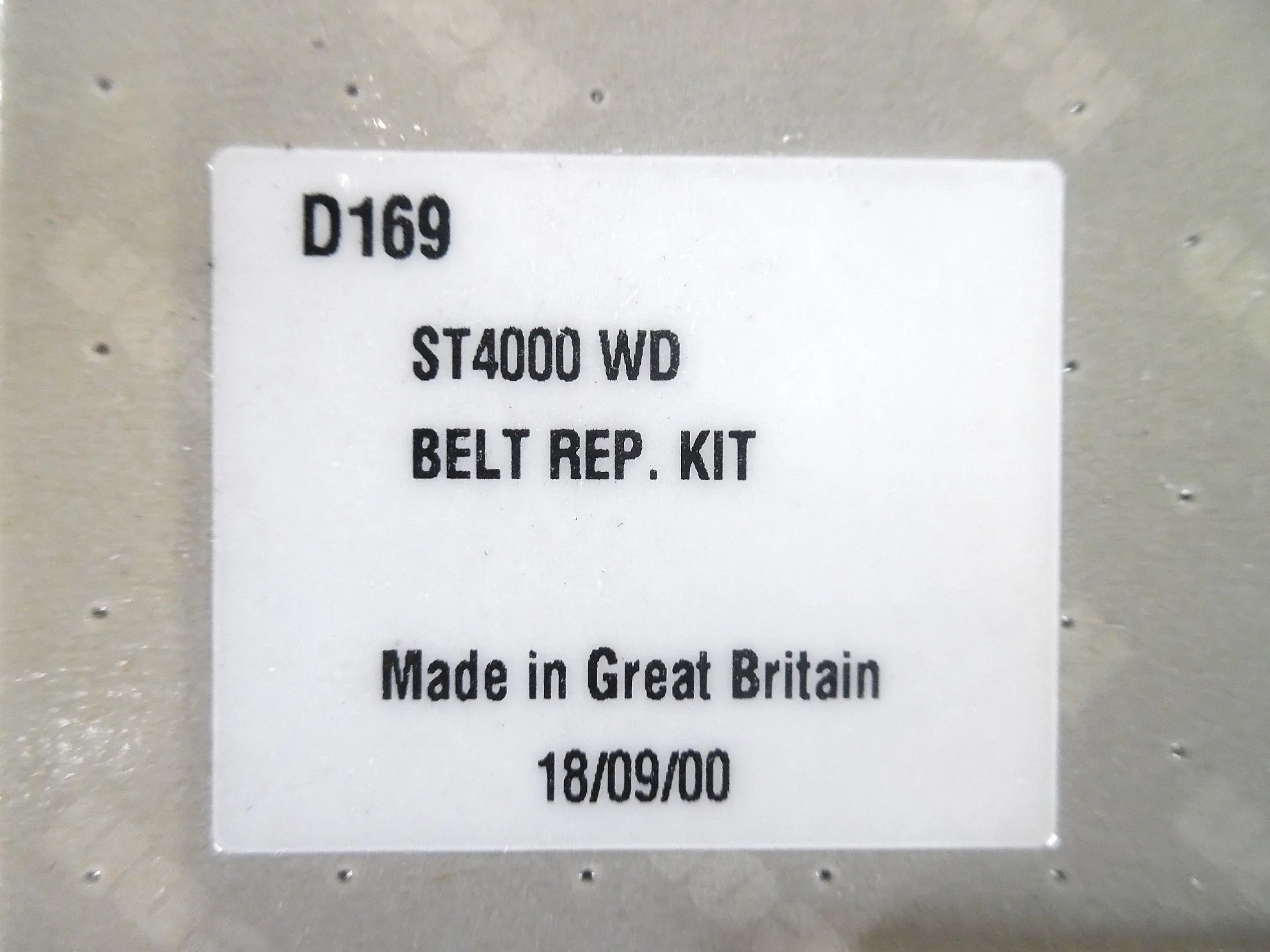 Raymarine Autohelm Autopilot ST4000 MKI Wheel Pilot Belt Rep. Kit D169 ...