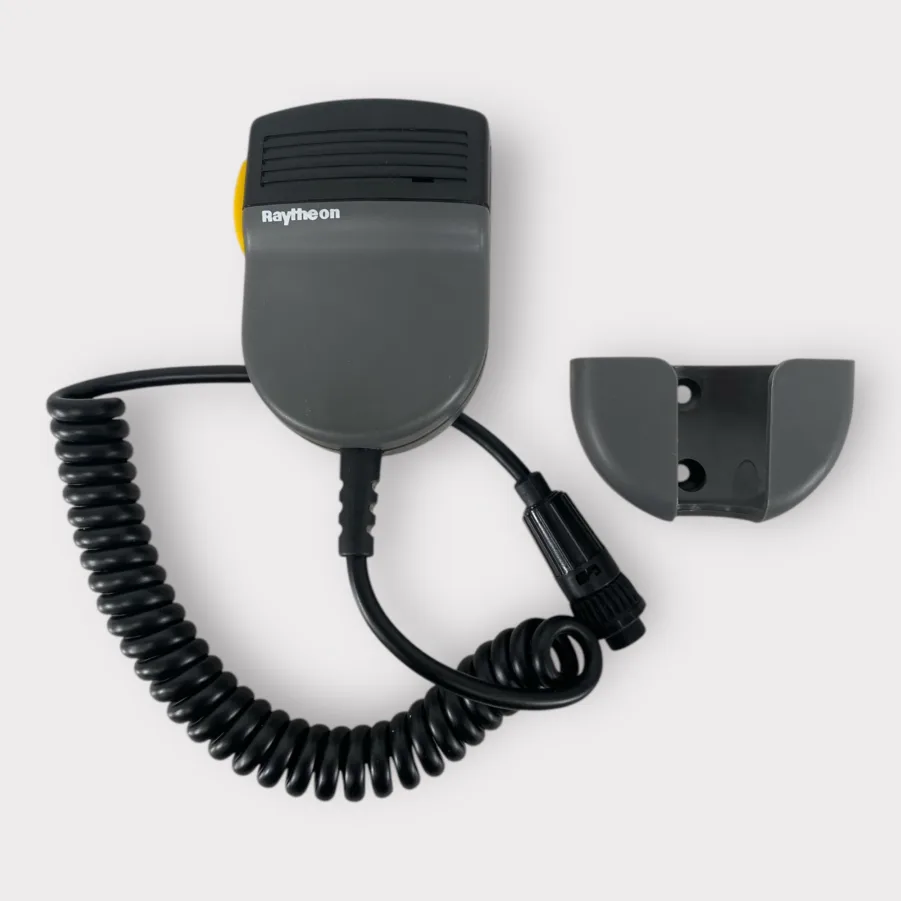 Raytheon G263596-2 VHF Hand Microphone For RAY201/ RAY430 Loud Hailers **New** - Max Marine ...