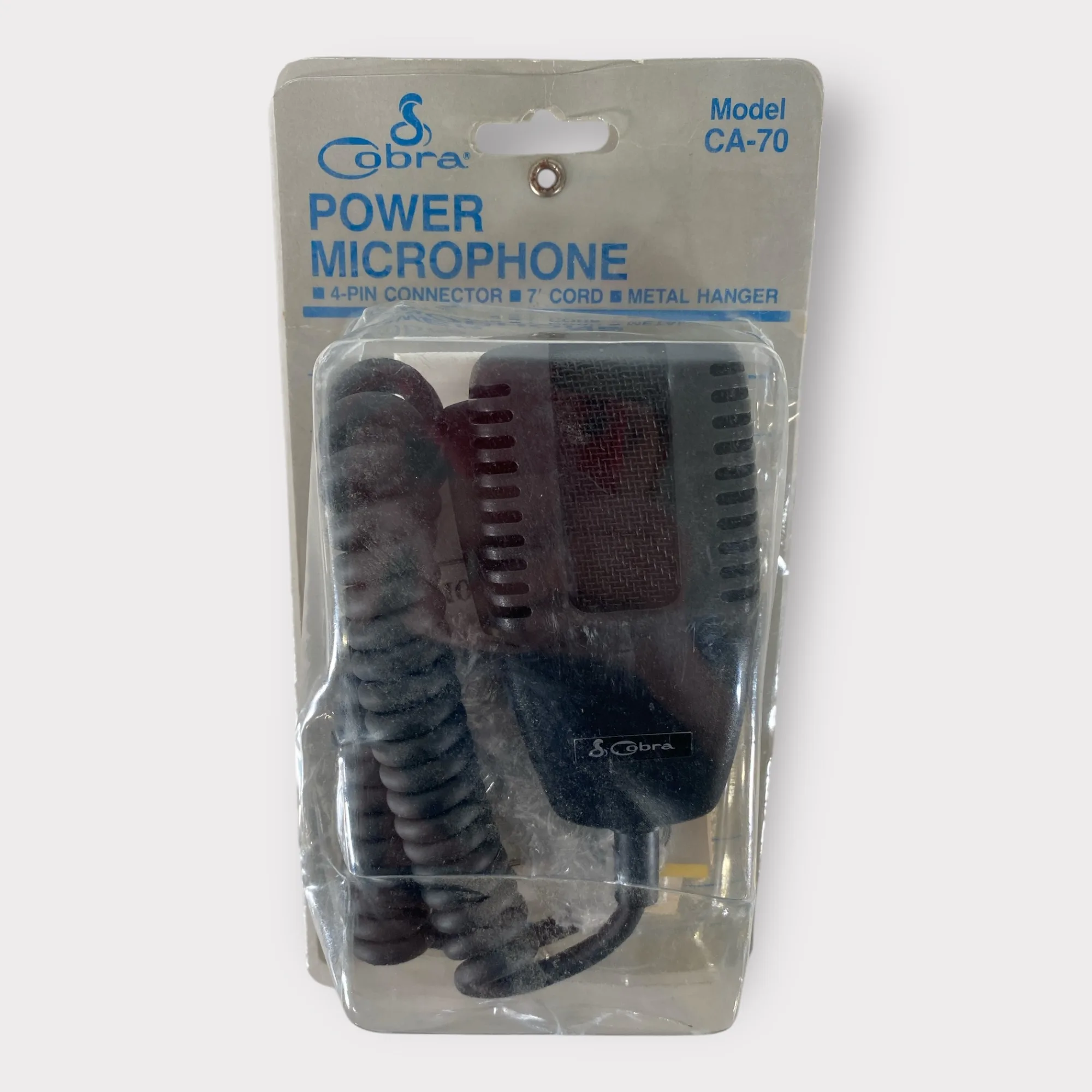 Cobra CA-70 Amplified Microphone 4-Pin Connector For CB Radios **New ...