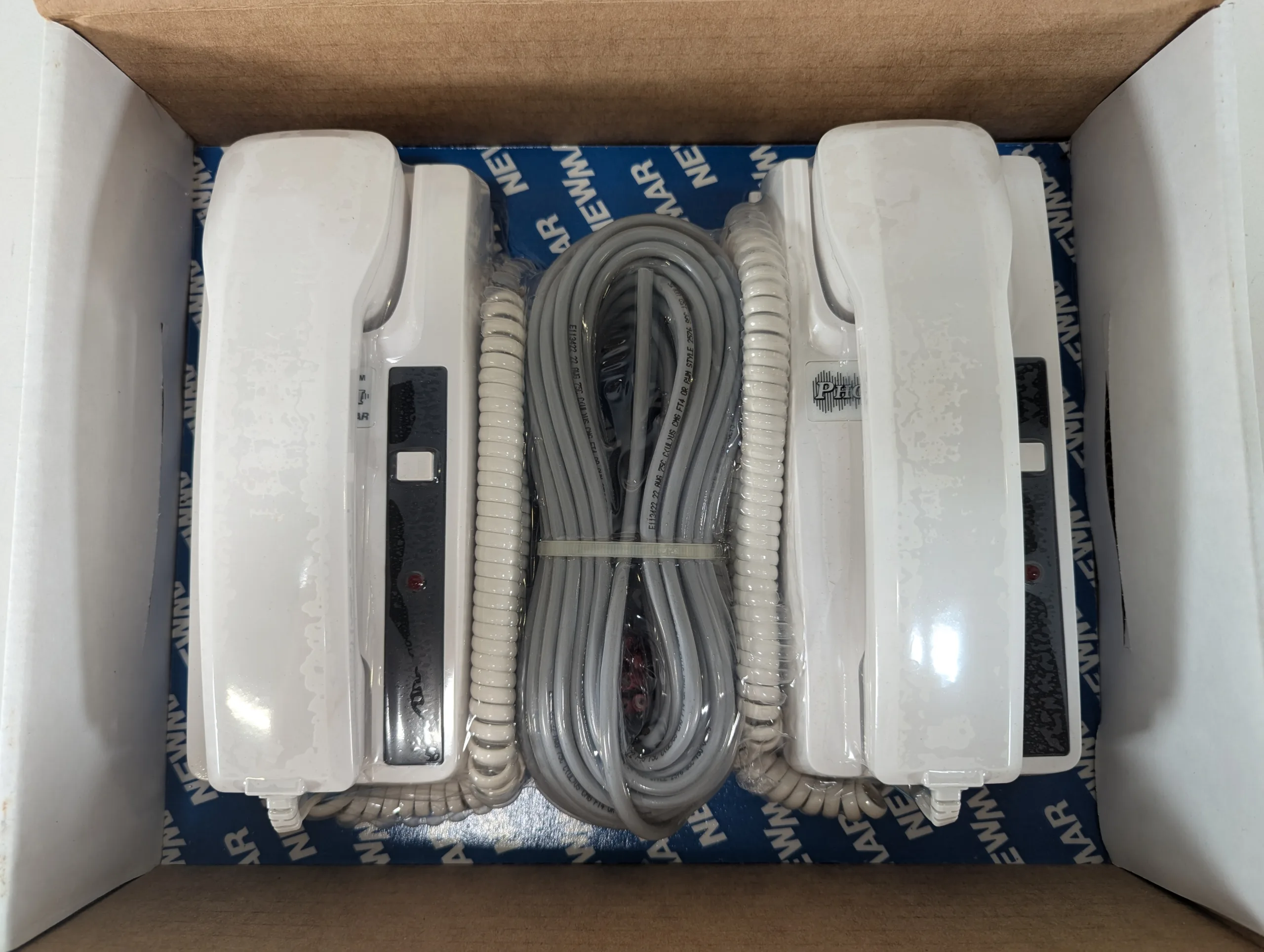 Newmar PI-2 Set White Point To Point Intercom System P/N 117-1022-8 NEW ...