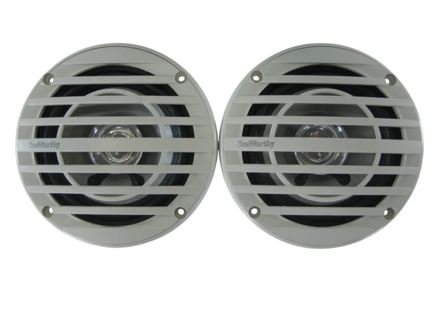 Seaworthy SEA5571BW 5'' 50 Watt Coaxial Speakers New-Old-Stock 90-Day ...