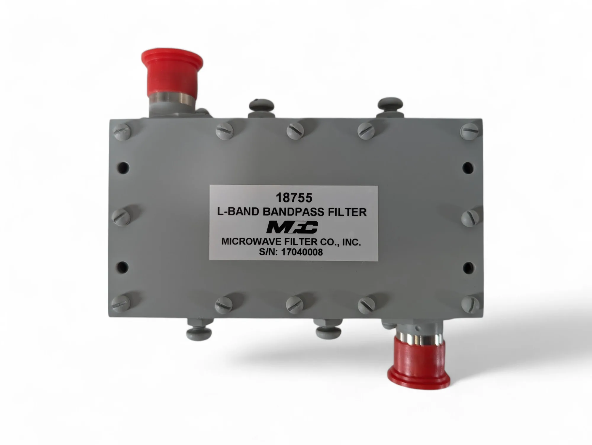 Microwave Filter Company MFC-18755 Bandpass Filter 1606 - 1681 MHz NEW ...