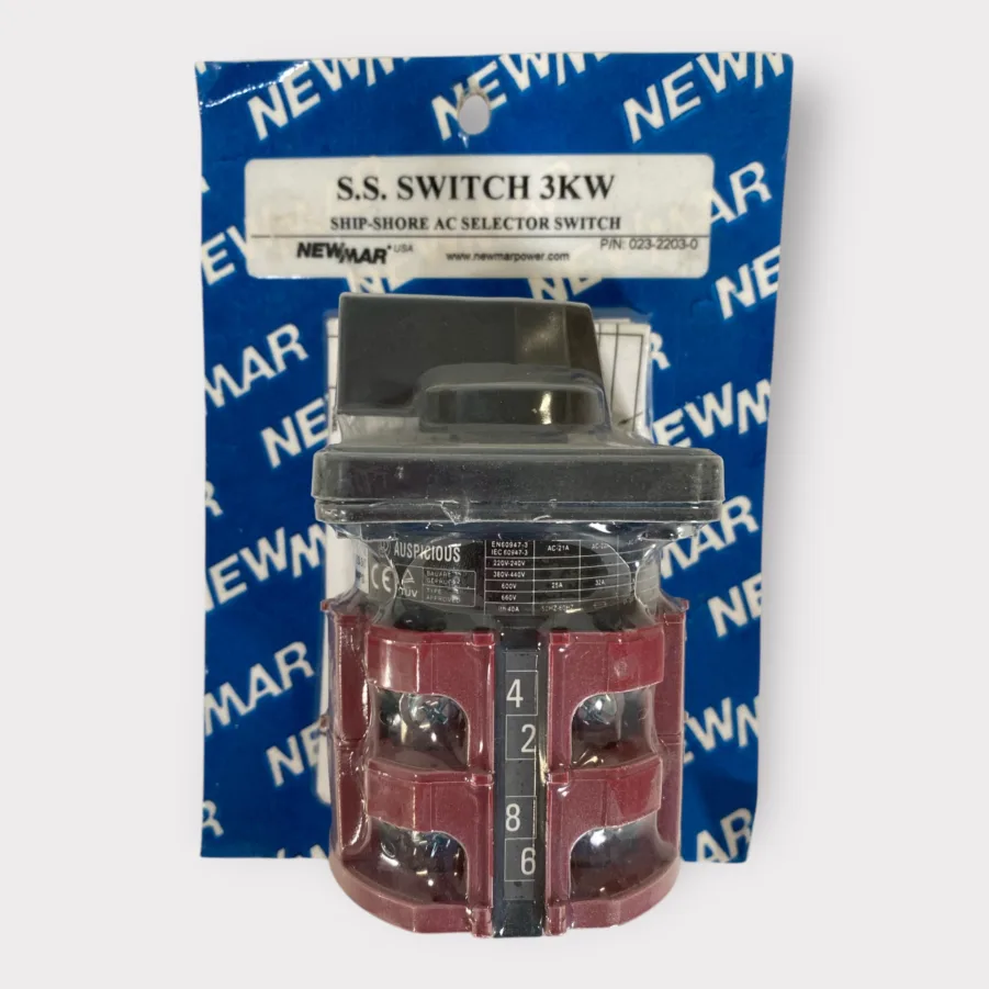Newmar SS-3.0 023-2203-0 Ship-Shore 30 Amp AC Selector Switch 3kW **New ...
