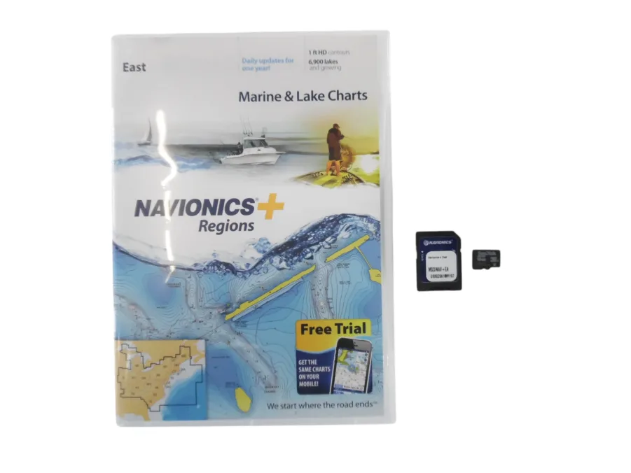 Navionics +East MicroSD Chart Card MSD/NAV+EA 16GB- 90 Day Warranty ...