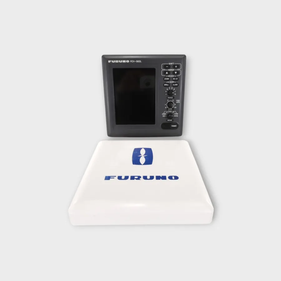 Furuno FCV-582L - Color Sounder/Fishfinder Display w/Sun Cover *Bench ...