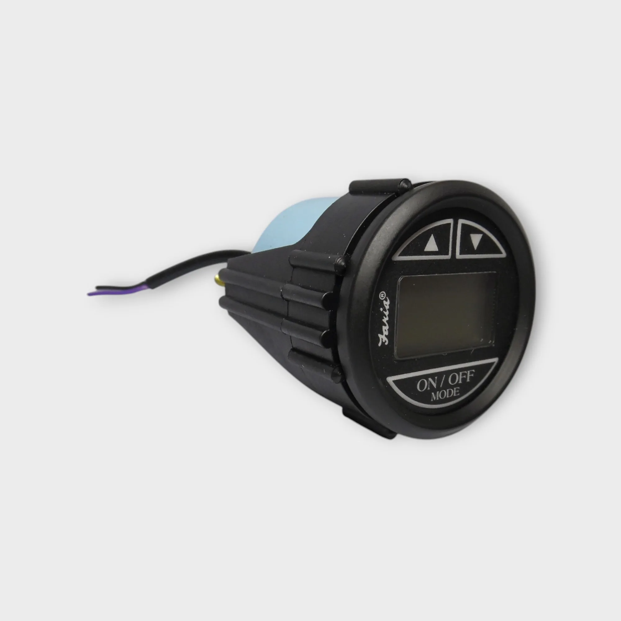 Faria Beede DS0101A - 2" Euro Black Style Digital Depth Sounder Gauge ...