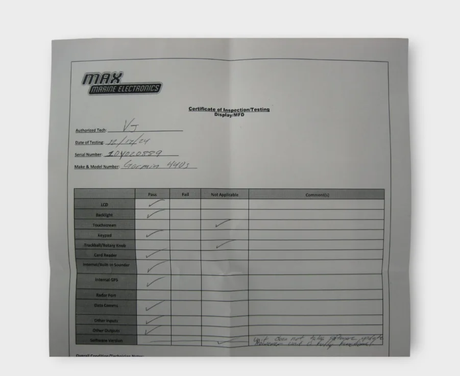 Garmin GPSmap 440s Sounder/ Chartplotter *Tested Good* W/Sun Cover ...