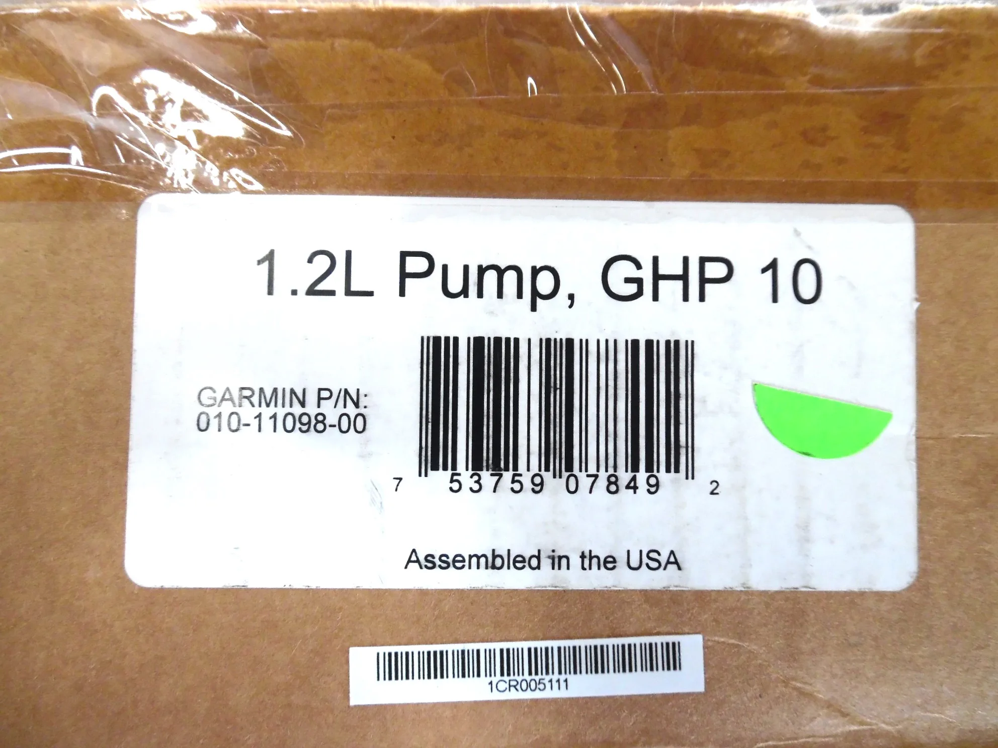 Garmin GHP10 12V 1.2L Boat Hydraulic Autopilot Pump *NEW OPEN BOX ...