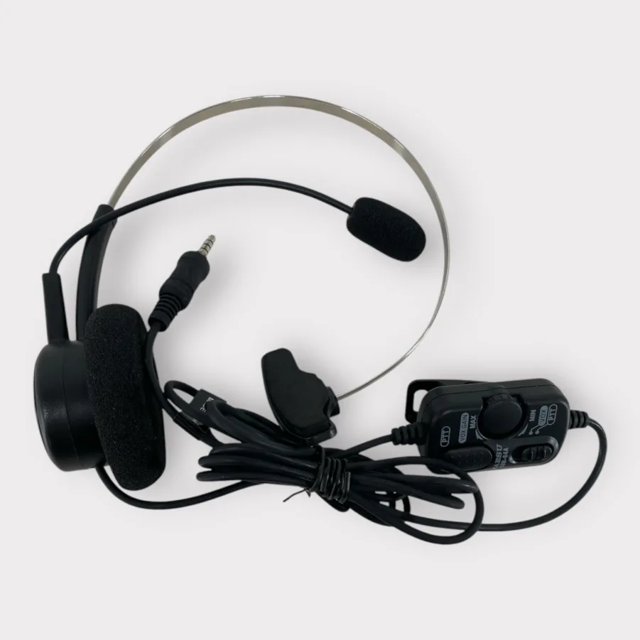 Yaesu Standard Horizon SSM-64A Single-Pin Straight Vox Headset **New ...