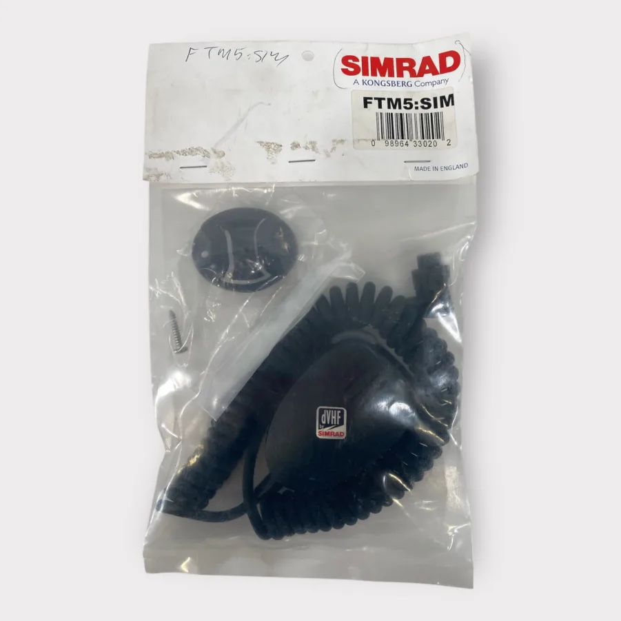 Simrad Kongsberg KFTM5 Replacement 7-Pin Hand Microphone For RD68 DSC ...