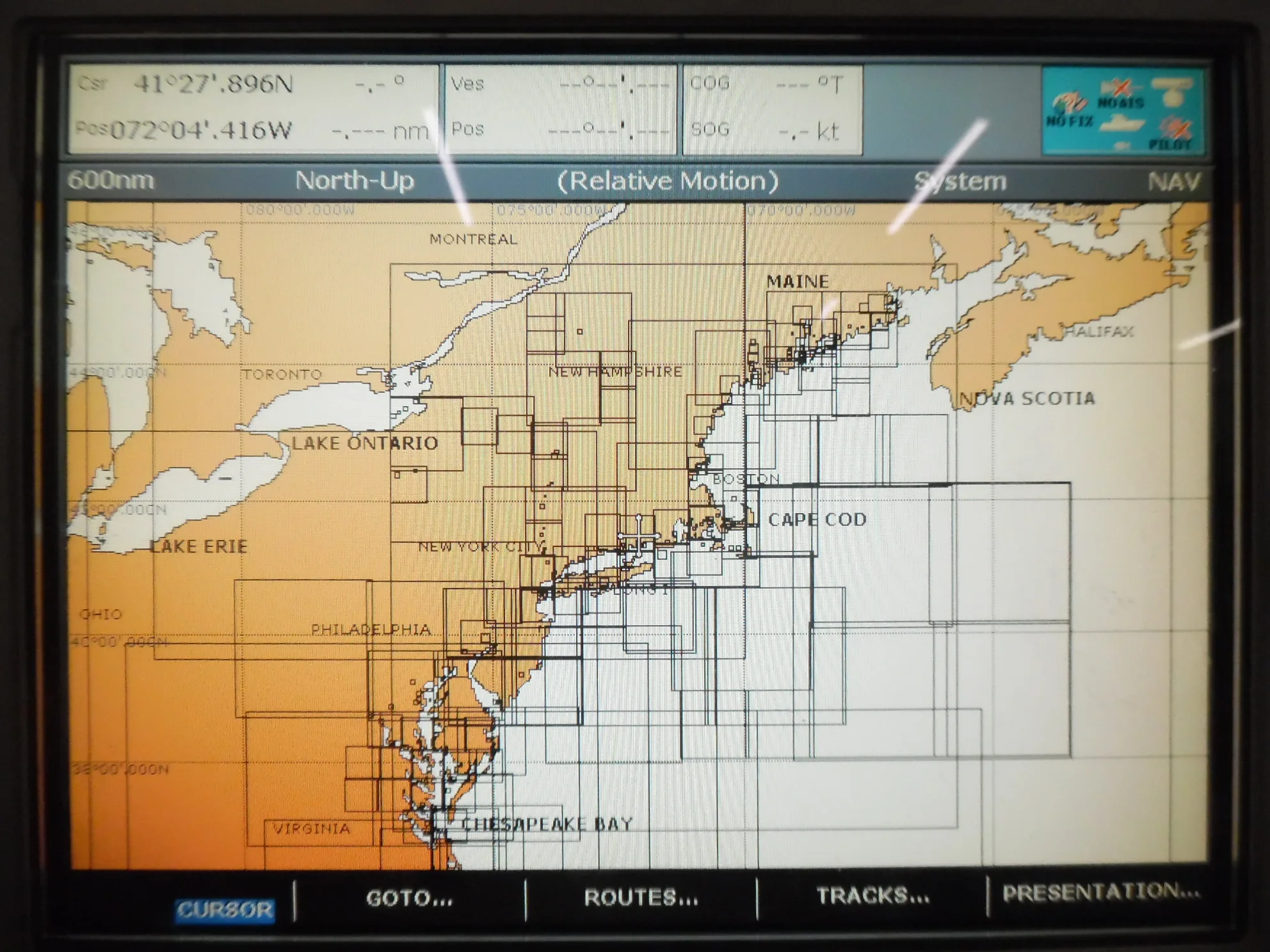 Navionics 512MB CF Chart Card CF/16XG-2 "USA East" V01.20 Tested * 90 ...