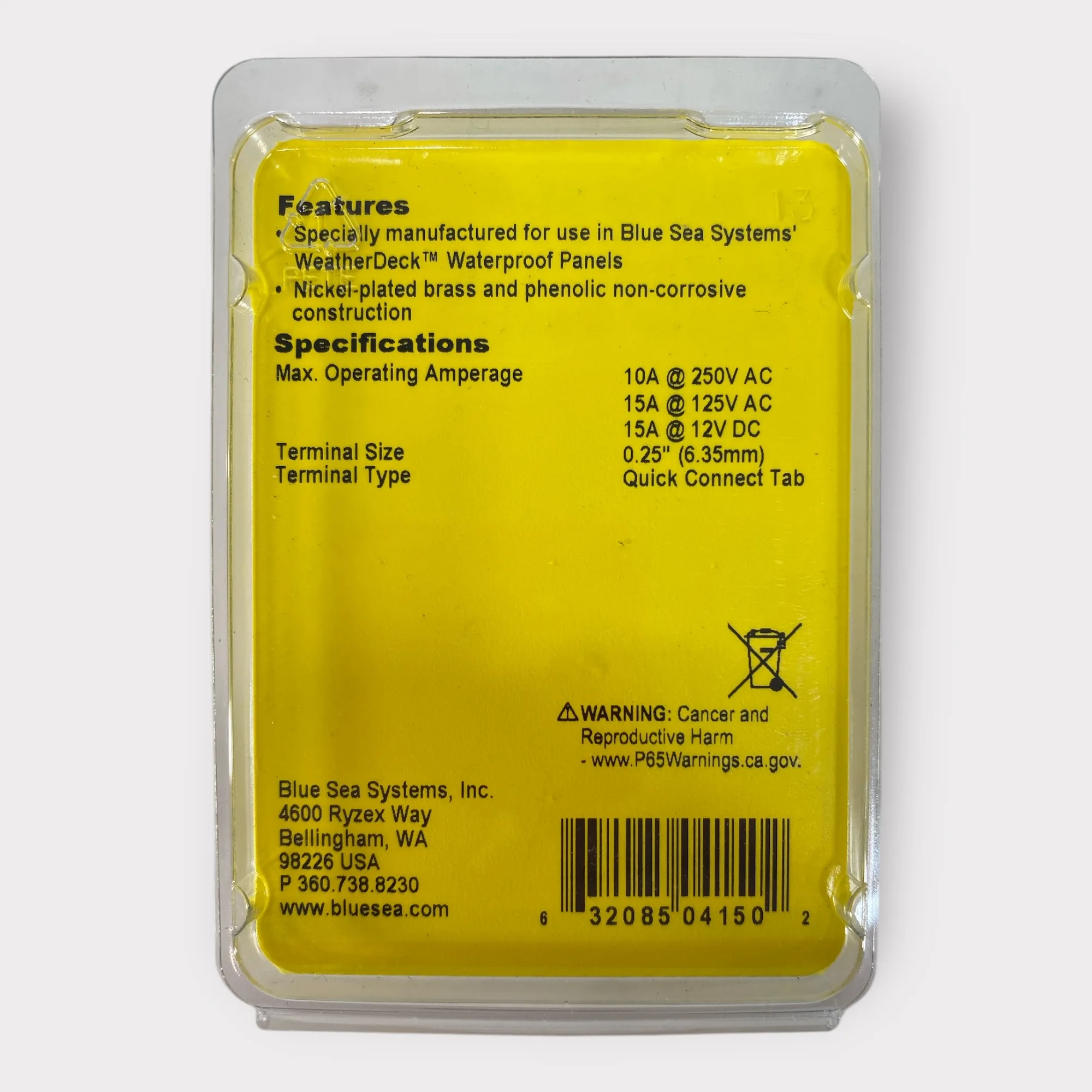 Blue Sea Systems 4150 WeatherDeck Toggle Switch SPST OFF-ON **Lot of 4 ...