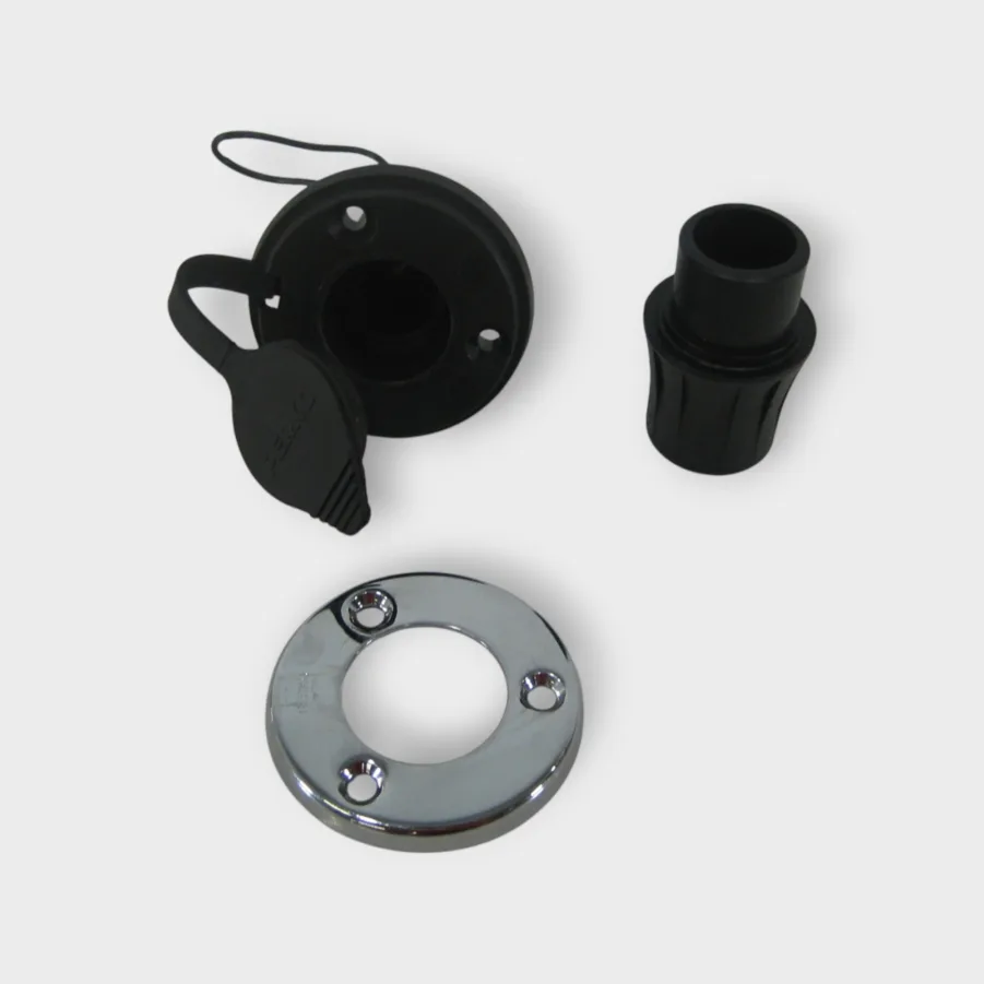 Perko 1045P0SDP 2-Pin Pole Light Base Snap-On Cover Stainless Steel ...