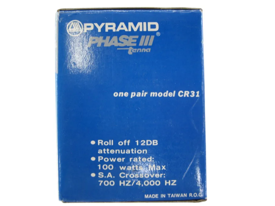 Pyramid Phase III CR31 DIY 3-Way Crossover Network 100W New-Old-Stock ...